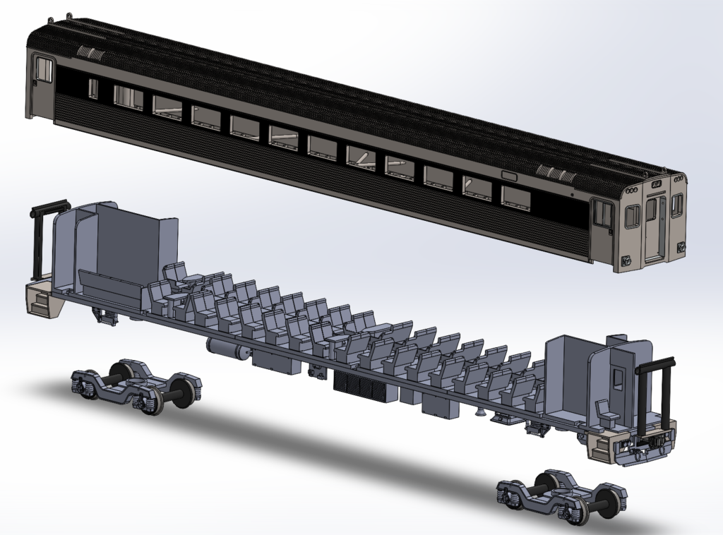 VRE (CDOT) Mafersa Cab Car - shortlinecad.com